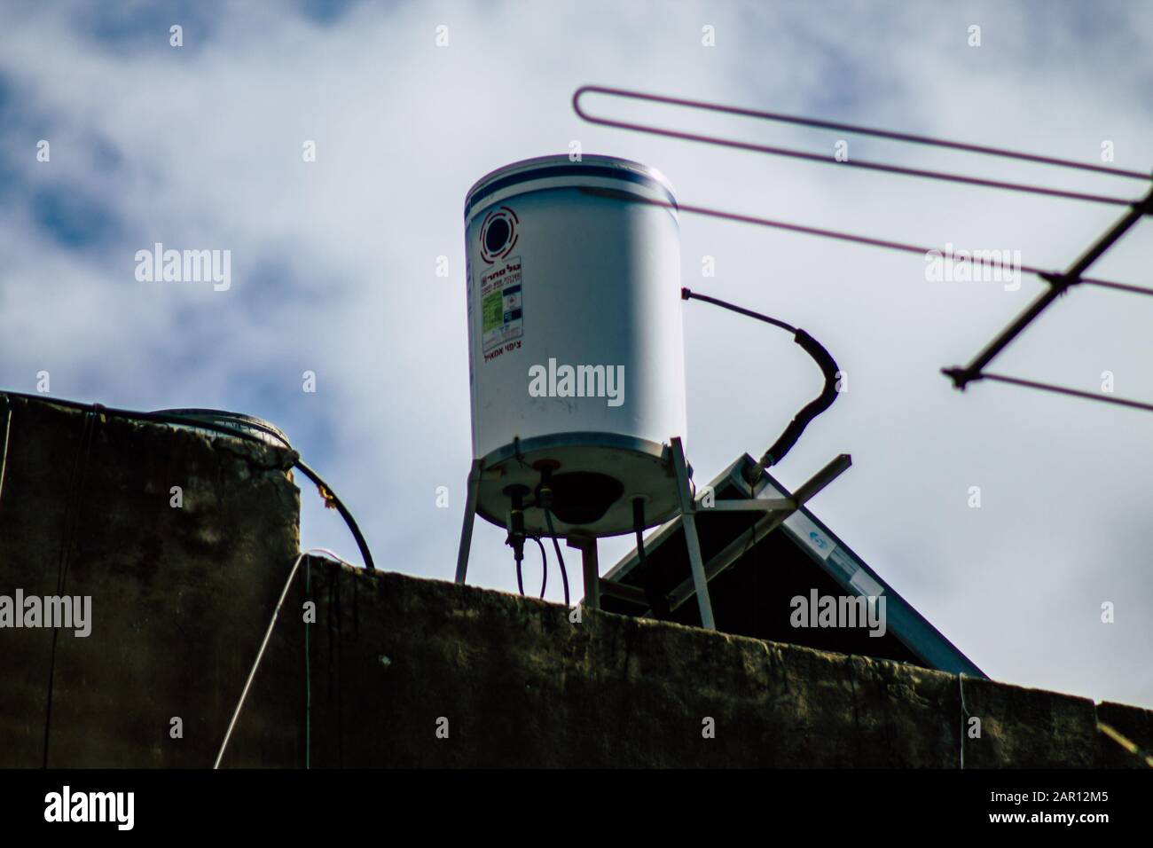 Solar water heater israel hi-res stock photography and images - Alamy