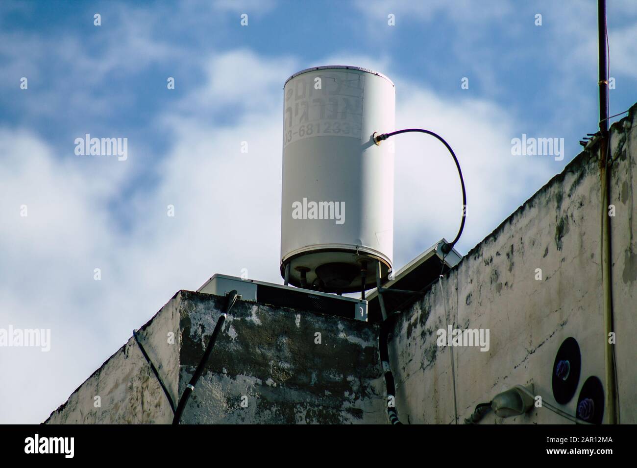 Solar water heater israel hi-res stock photography and images - Alamy