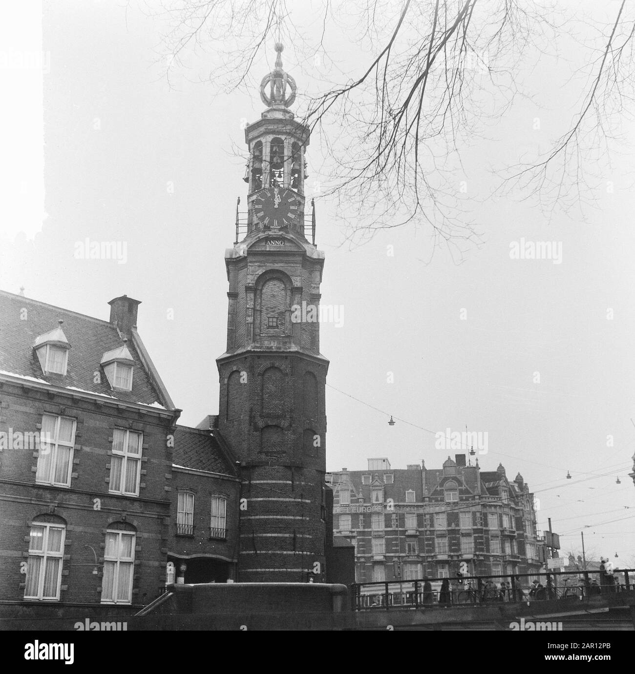 Amsterdam mint tower Black and White Stock Photos & Images - Alamy