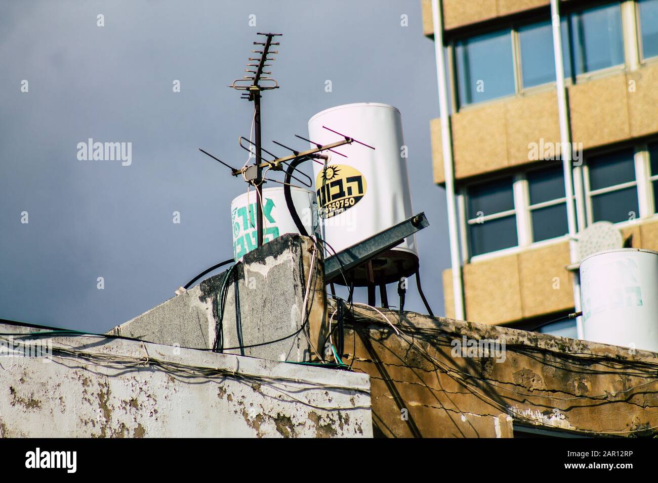 Solar water heater israel hi-res stock photography and images - Alamy