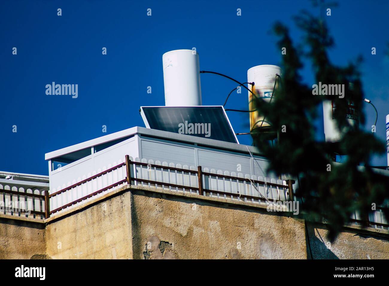 Solar water heater israel hi-res stock photography and images - Alamy