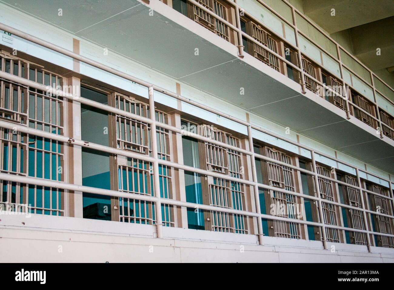 The cells at Alcatraz prison Stock Photo - Alamy