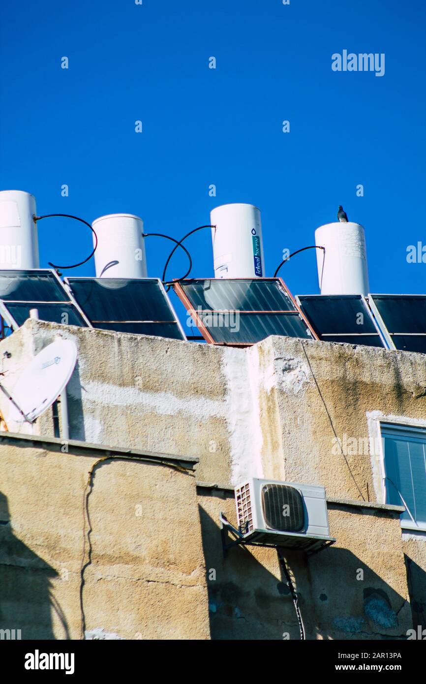 Solar water heater israel hi-res stock photography and images - Alamy