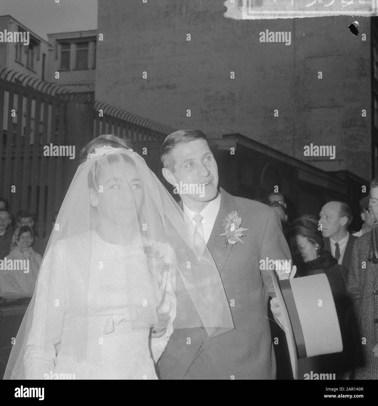 Marriage Peter Post with Loek Kalis, in chapel at Warmoesstraat Date ...