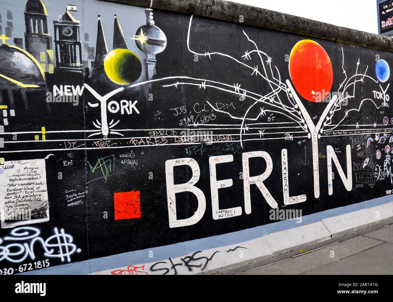 The Berlin Wall German: Berliner Mauer was a guarded concrete barrier ...