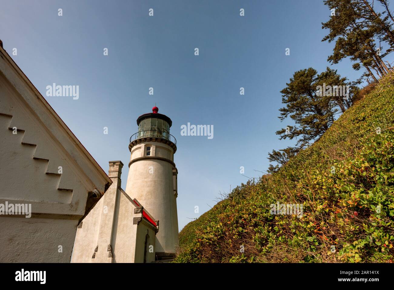 Heceta Head Lighthouse near Florence, on the Oregon Coast, opened in ...