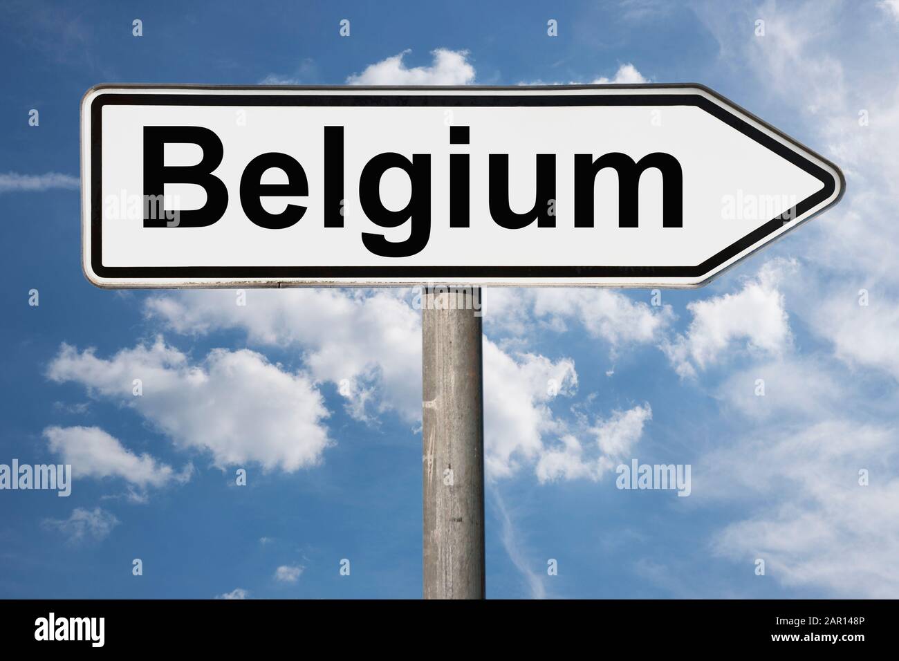 Traffic sign belgium europe hi-res stock photography and images - Alamy