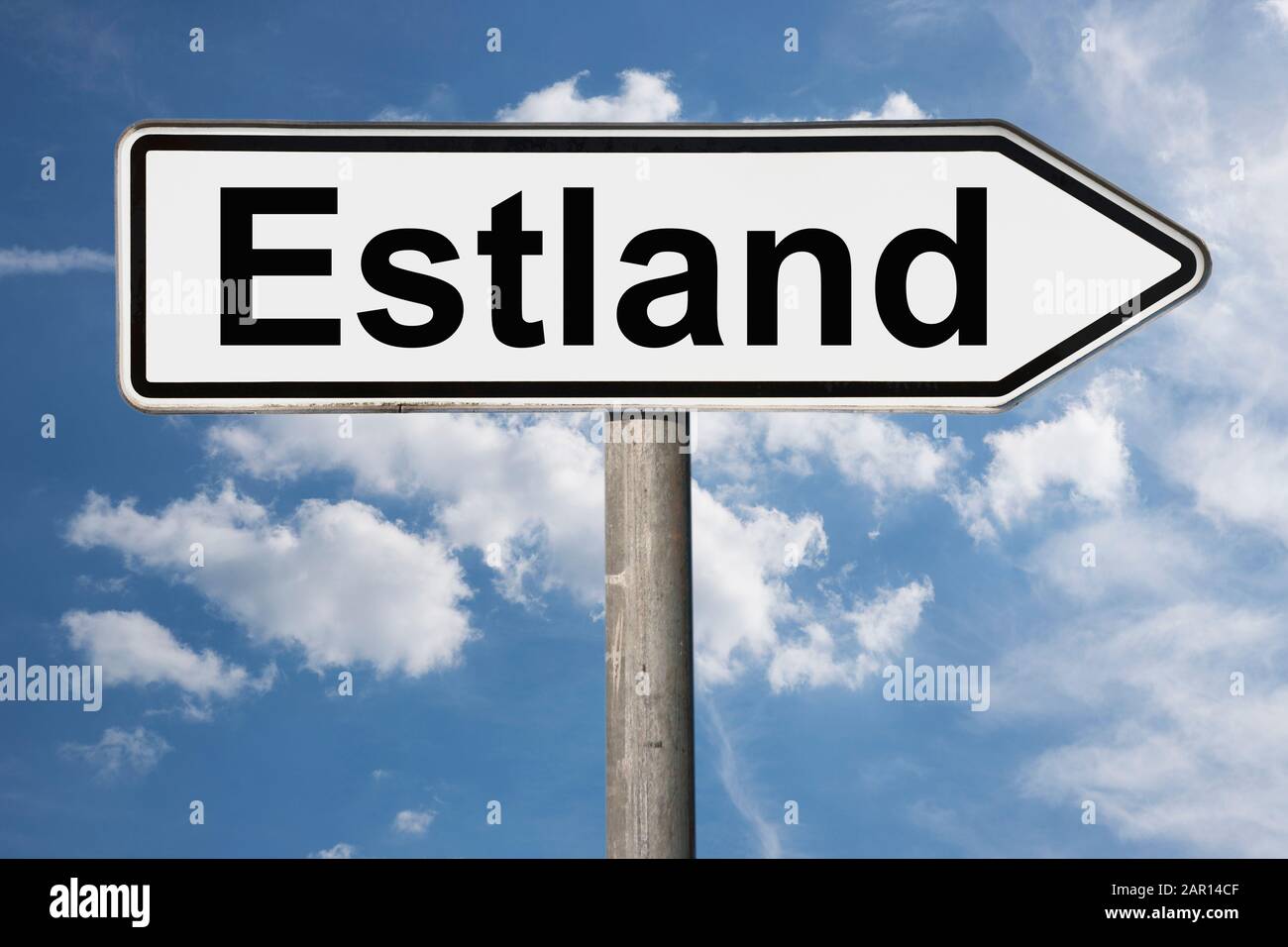 Estonia traffic sign hi-res stock photography and images - Alamy