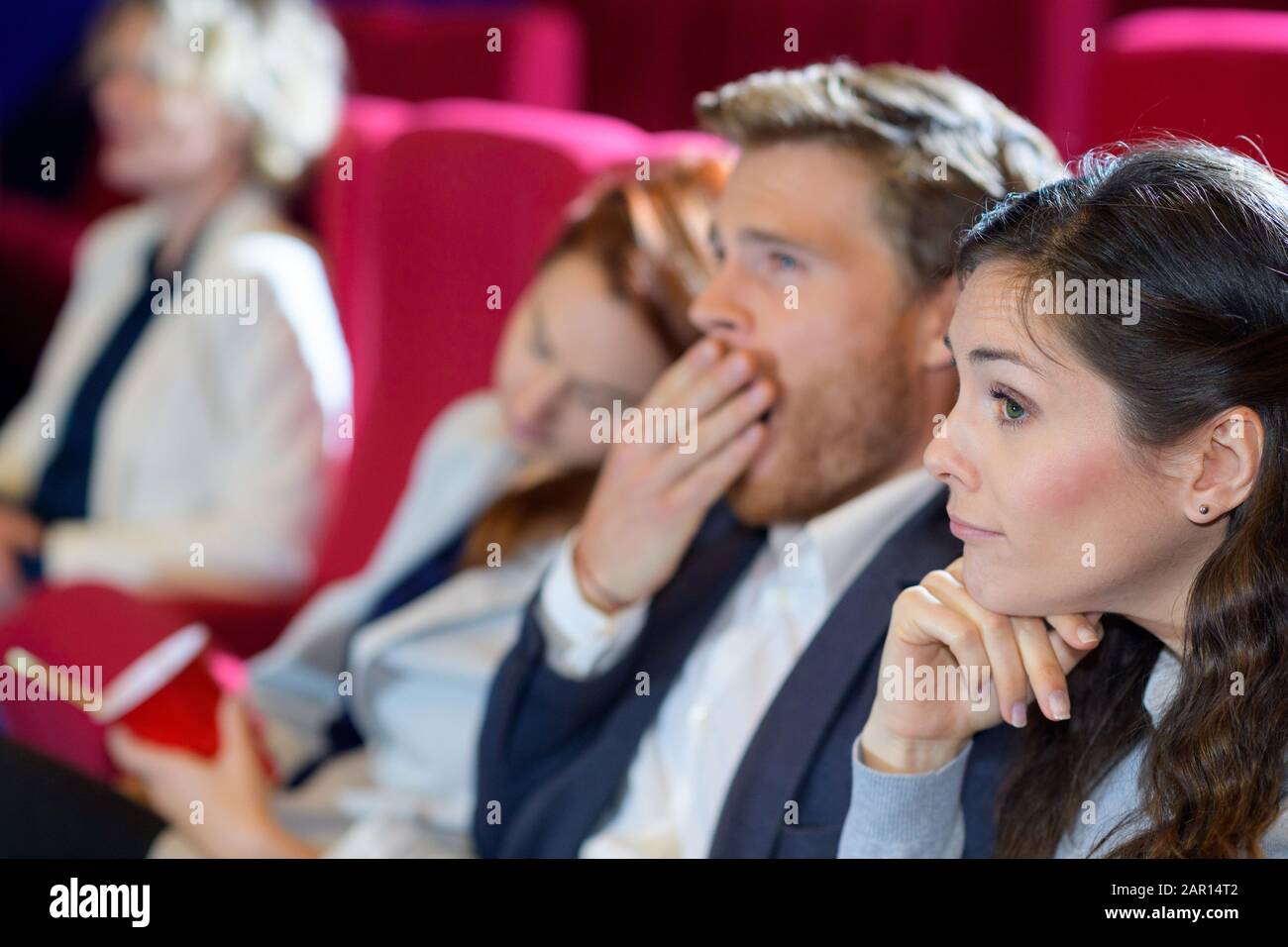 Yawn crowd hi-res stock photography and images - Alamy