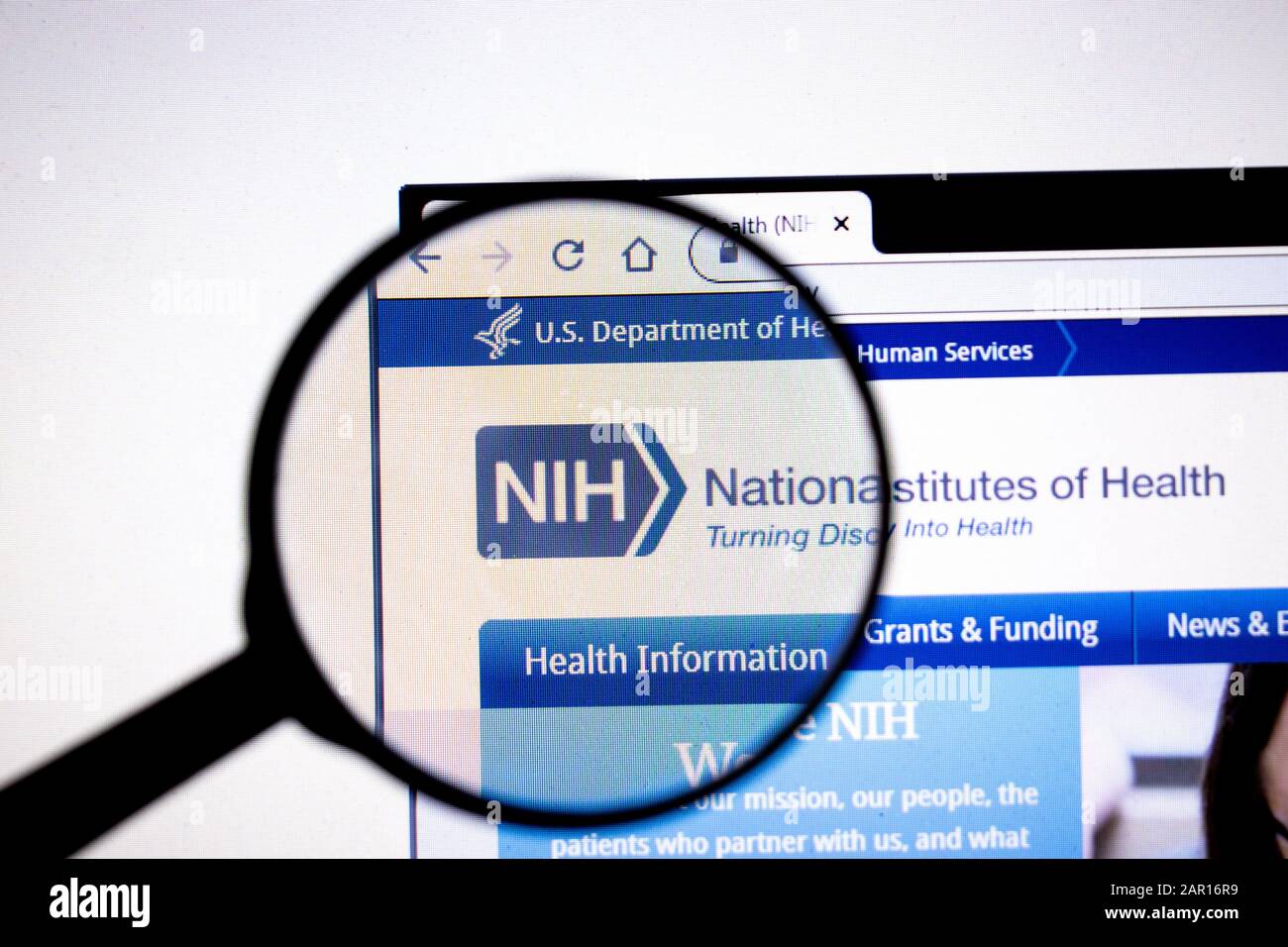 Los Angeles, California, USA - 25 January 2020: National Institutes of ...