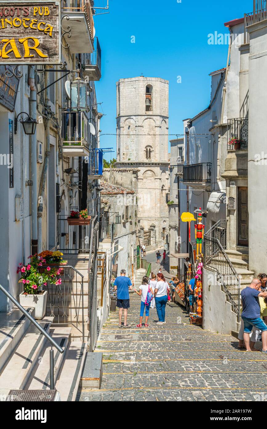 Scenic sight in Monte Sant'Angelo, ancient village in the Province of ...