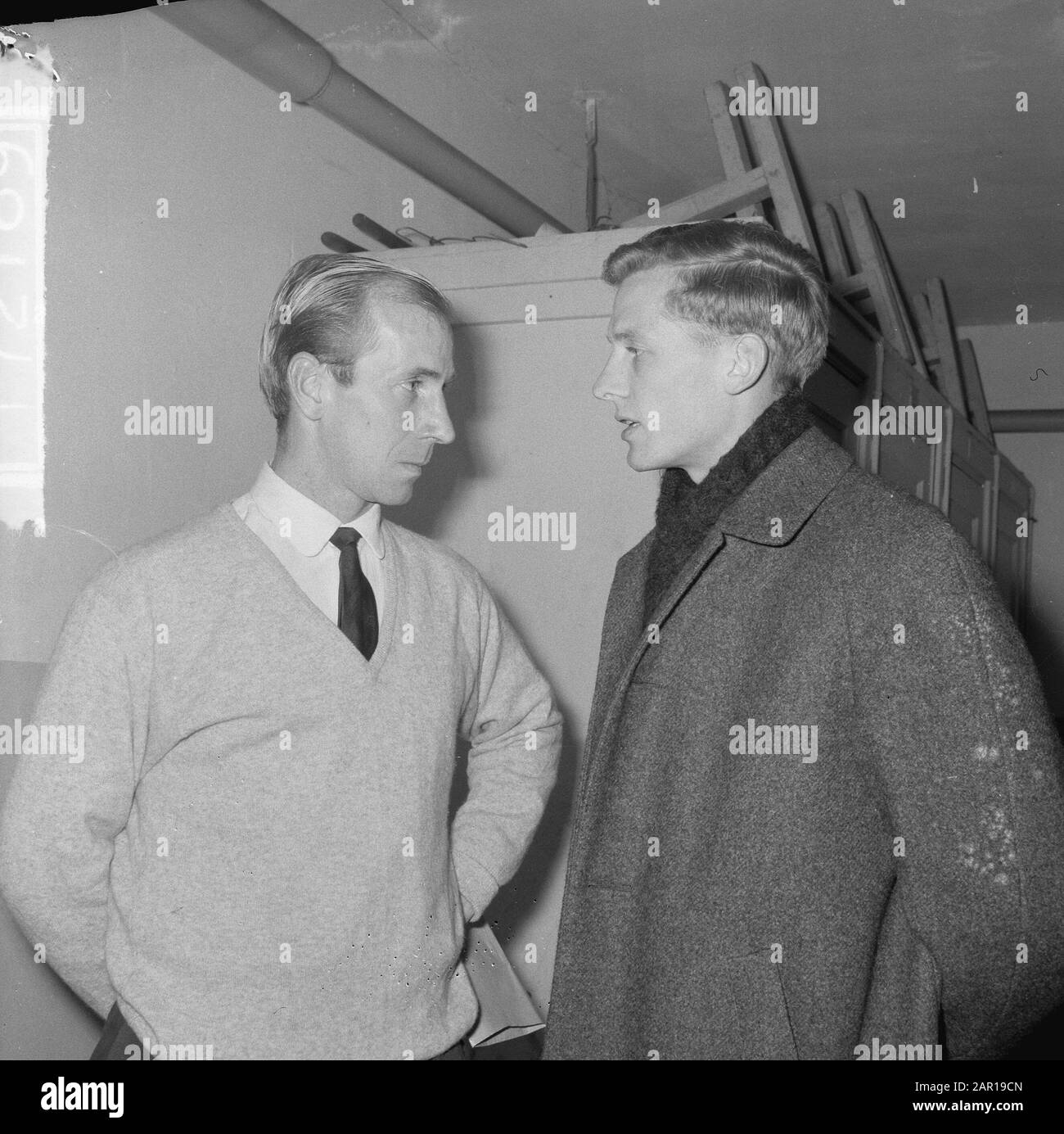 Training Dutch and English players in Olympic Stadium Bobby Charlton ...
