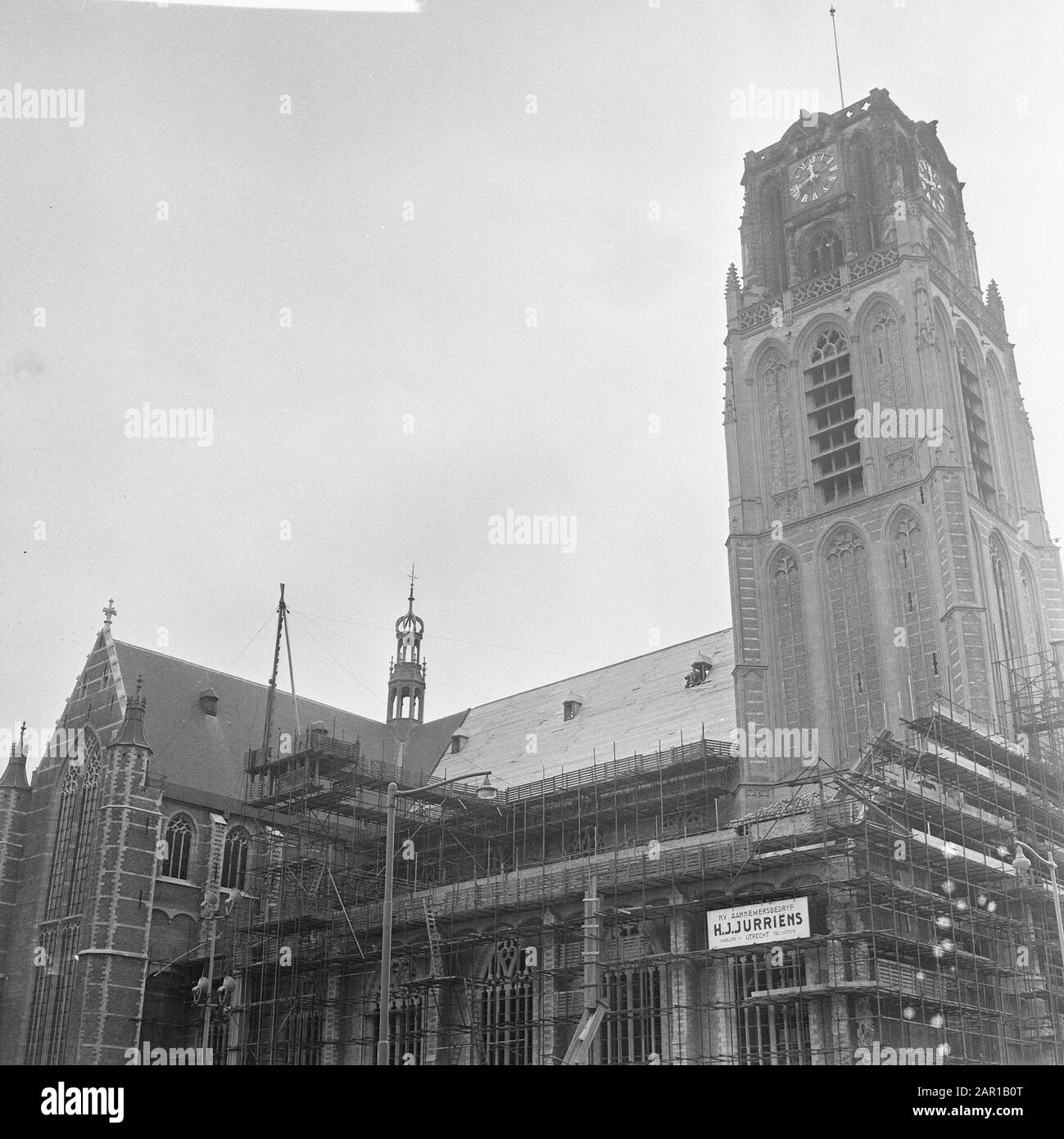 Sint laurenskerk church rotterdam Black and White Stock Photos & Images ...