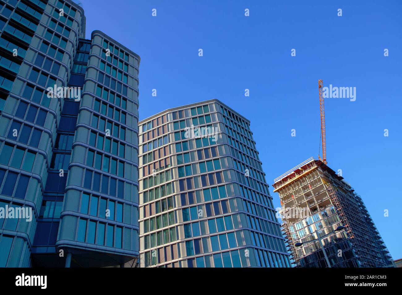 construction side of modern residential houses Stock Photo - Alamy