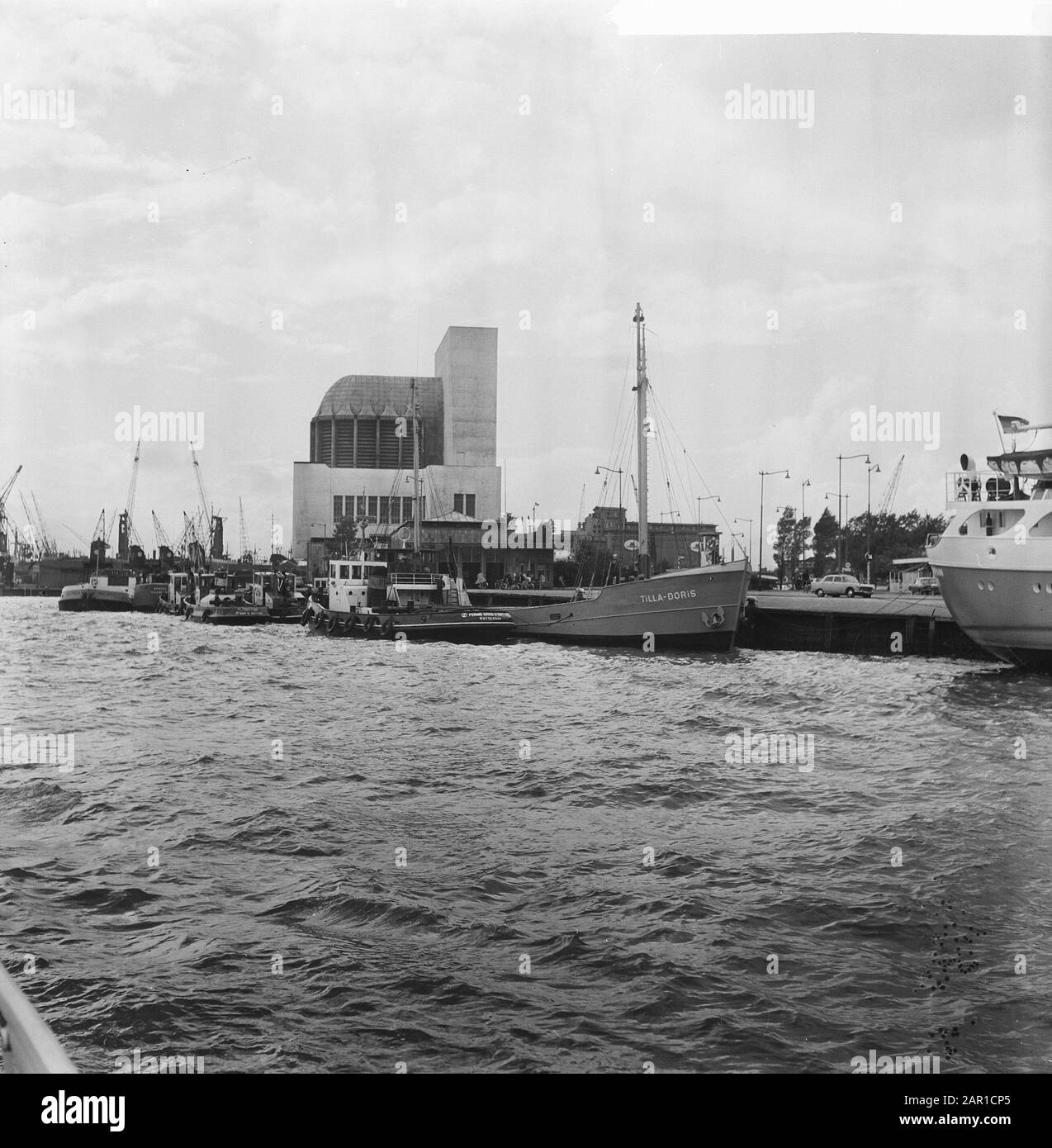 Harbour faces Rotterdam, Parkkade with Ventilation geb. Maastunnel Date ...