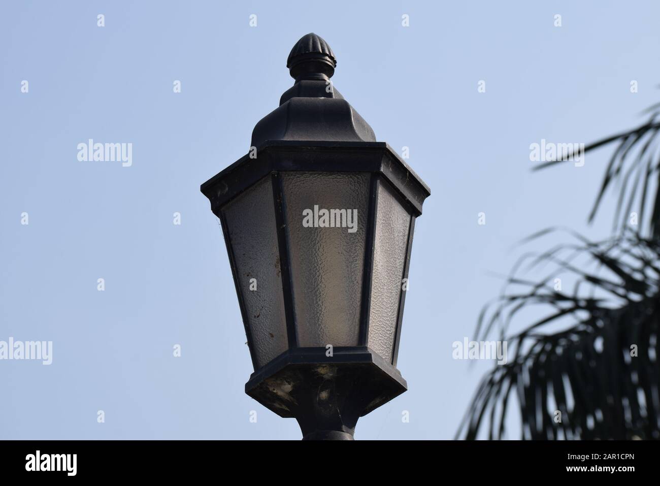 Park Lights Lamps at Japanese Garden, Chandigarh Stock Photo - Alamy