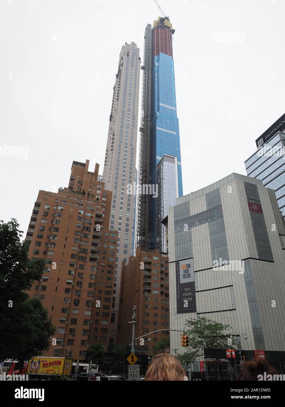 New York, USA - May 30, 2019: Image of one of the many new super high ...