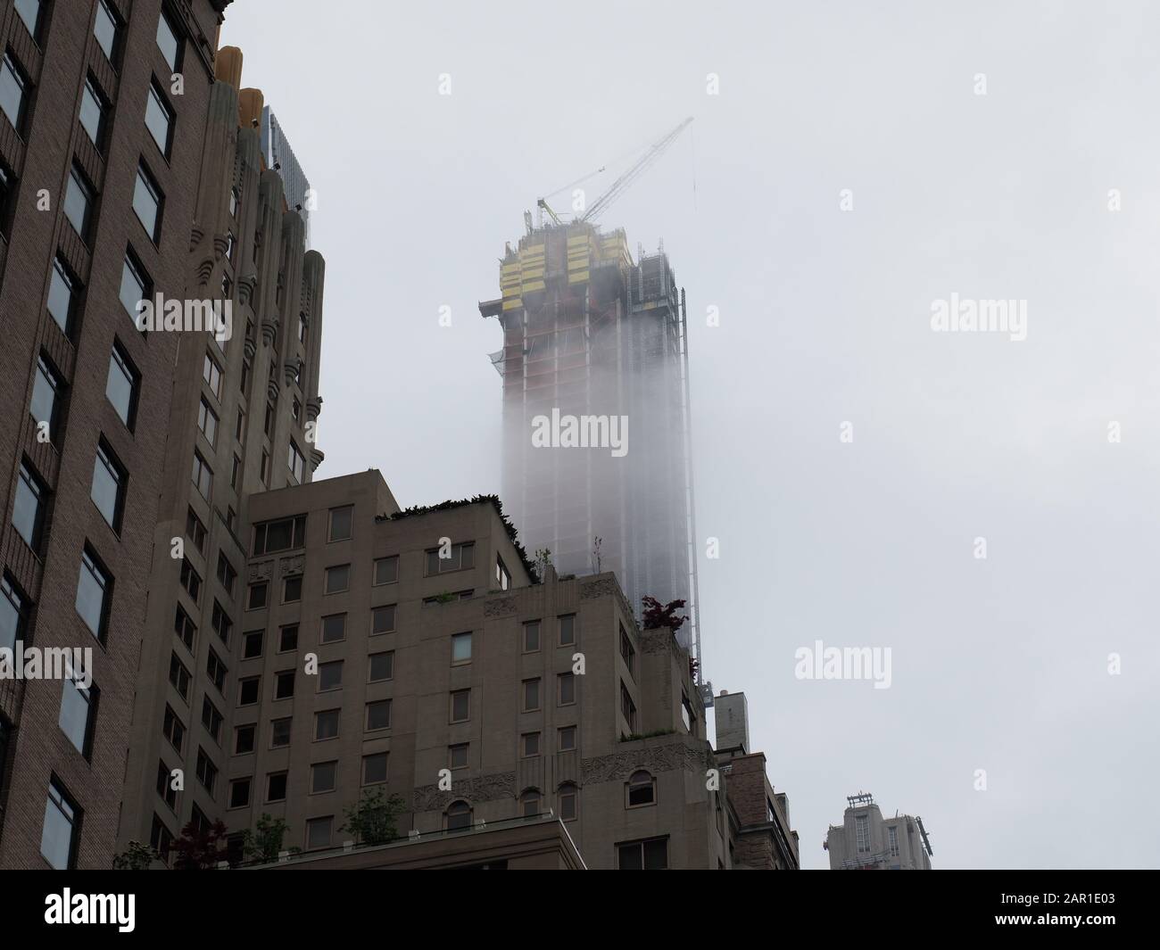 New York, USA - May 30, 2019: Image of one of the many new super high ...