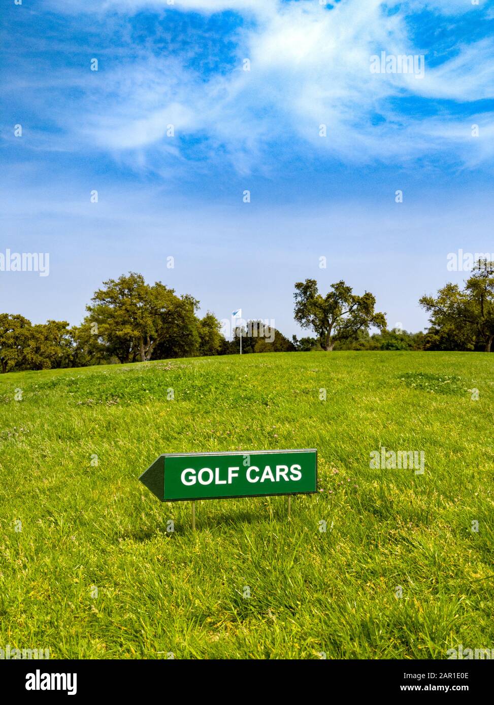 Golf course in the summer Stock Photo - Alamy