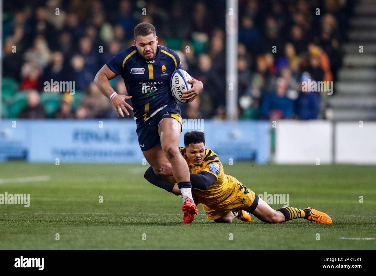 Worcester rugby ollie lawrence hi-res stock photography and images - Alamy