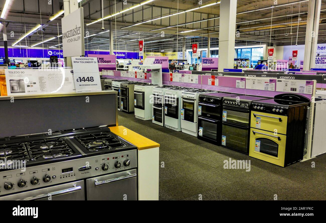 inside electrical retailer store Stock Photo - Alamy