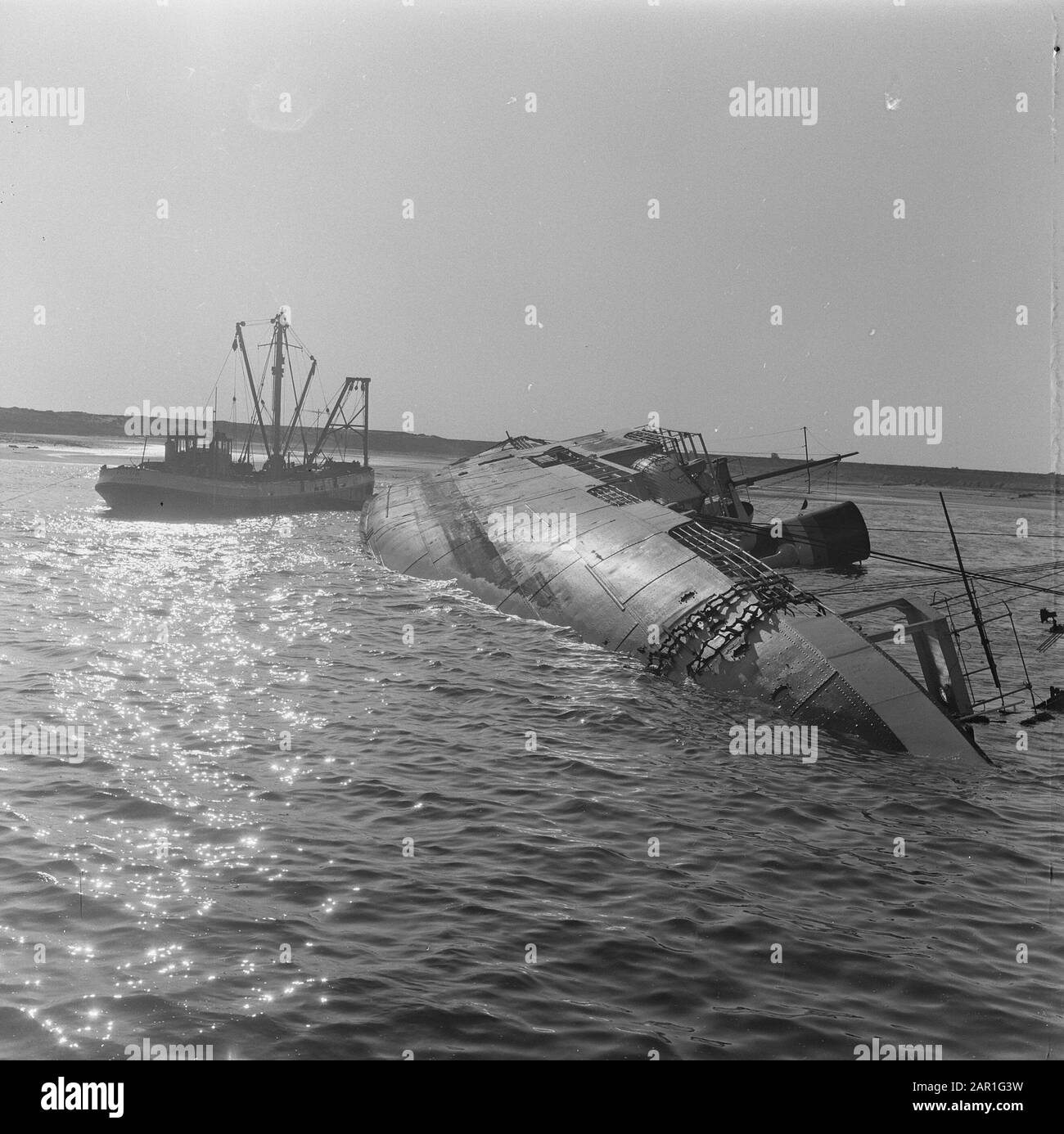 Salvage vessel Black and White Stock Photos & Images - Alamy