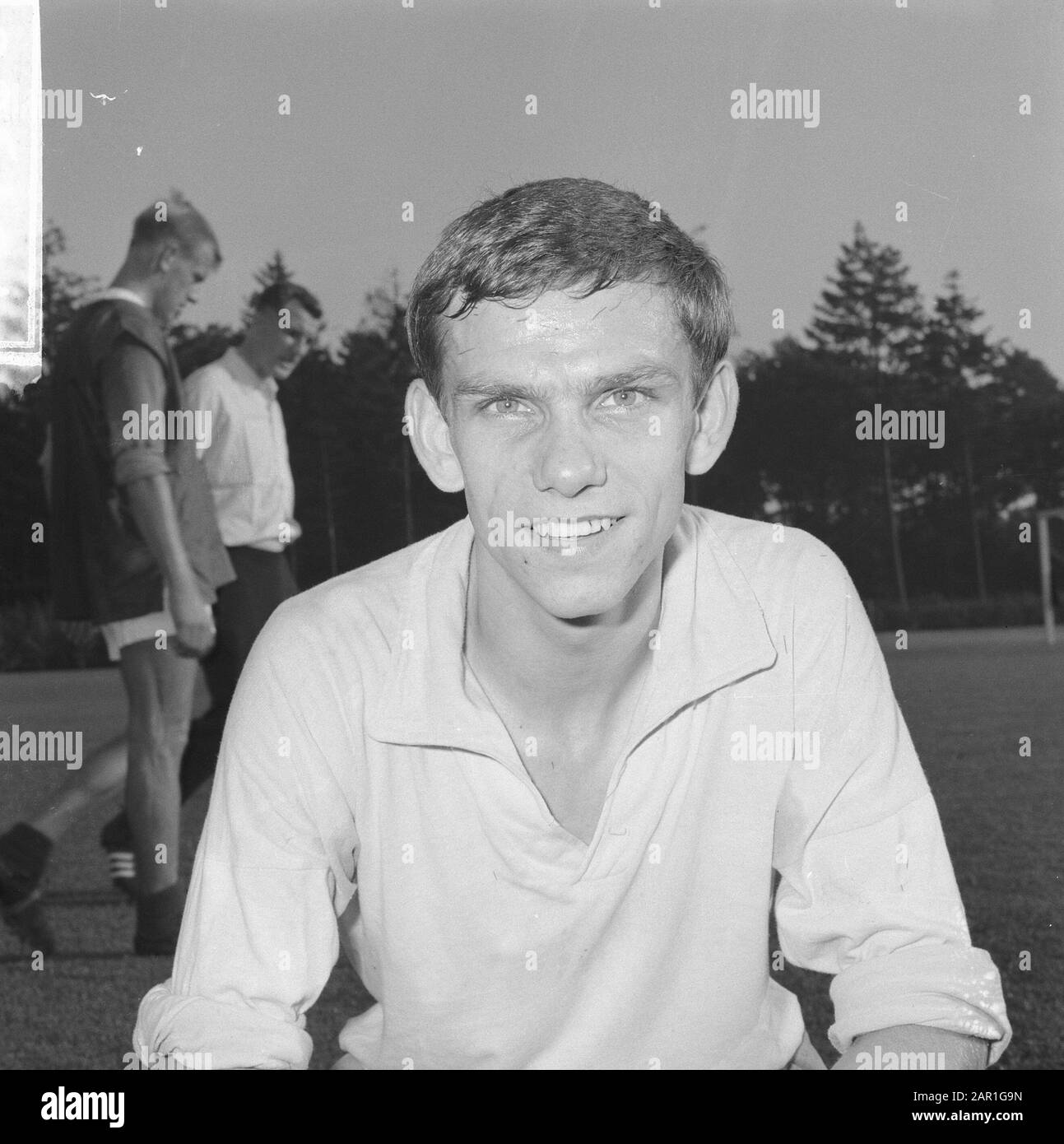 Portraits of footballers Football player Willy Dullens of football club ...