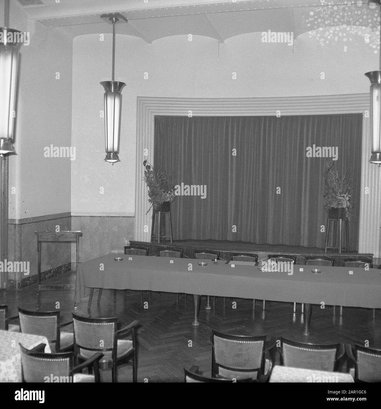 Empty board table; an abandoned meeting room furniture Date: 28 October ...