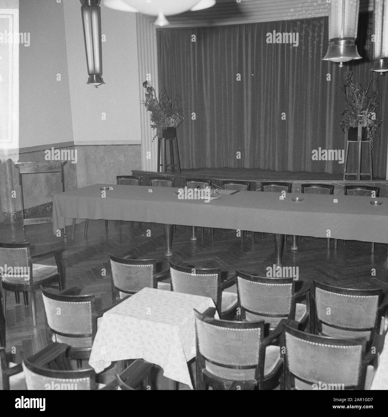 Empty board table; an abandoned meeting room furniture Date: 28 October ...