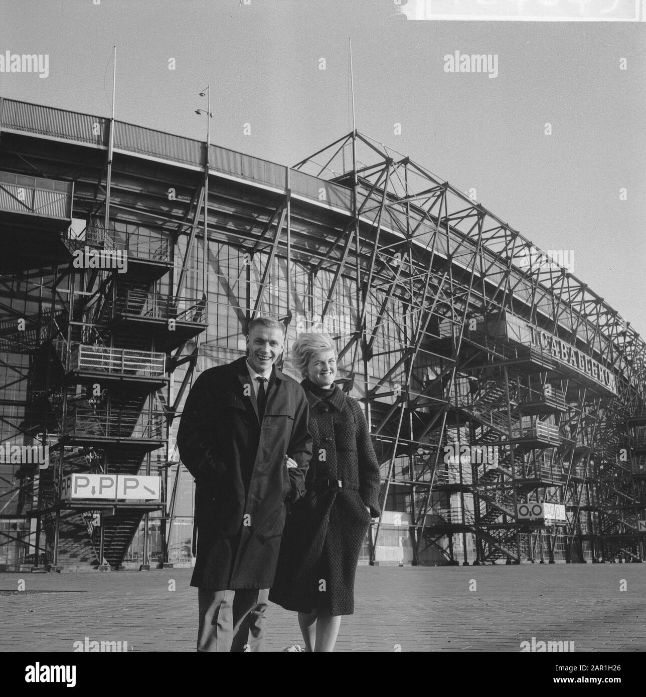 First foreign player of Feyenoord, the Swede Harry Bild, pose with his ...
