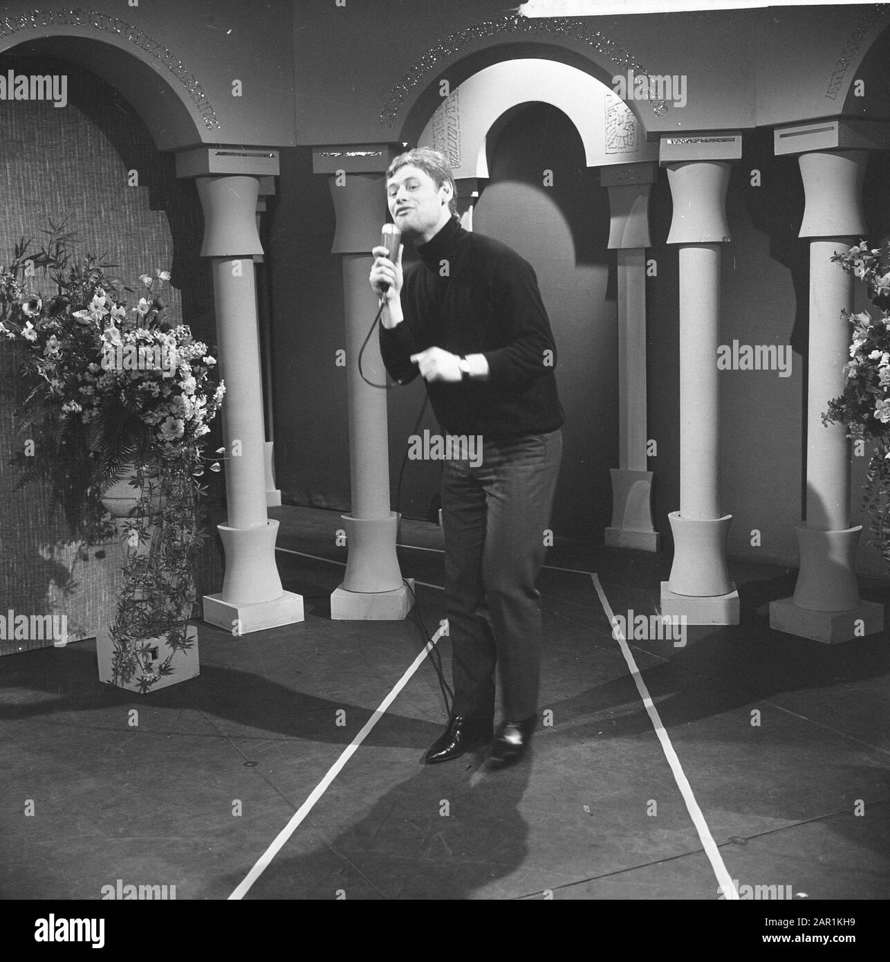 National song contest 1966 Black and White Stock Photos & Images - Alamy