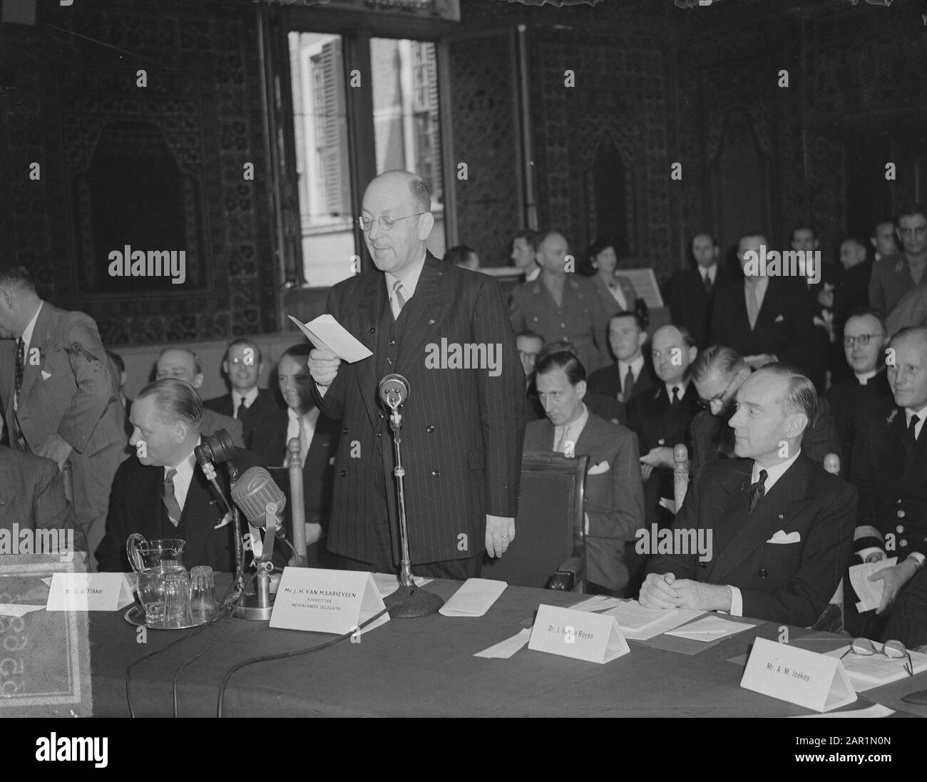 Minister van roijen hi-res stock photography and images - Alamy