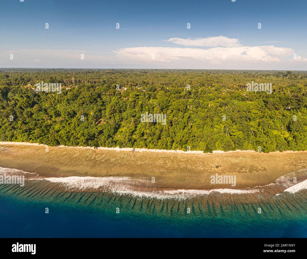 Aerial view of Bougainville, Papua New Guinea Stock Photo - Alamy