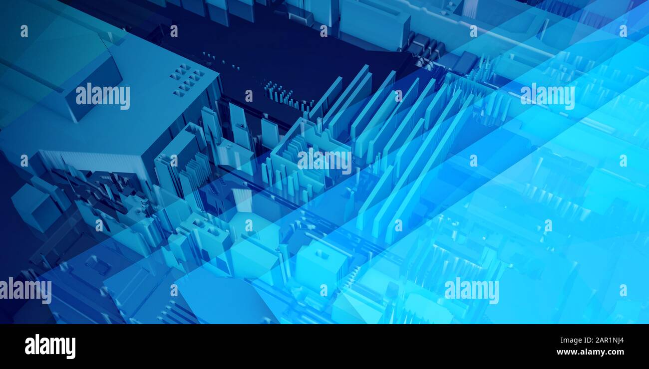 Technology Background as a Digital Abstract Art Stock Photo - Alamy