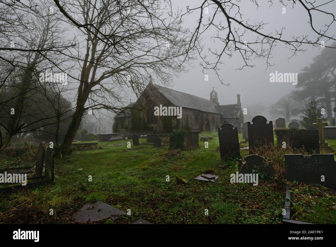 Important example of a late medieval rural church hi-res stock ...