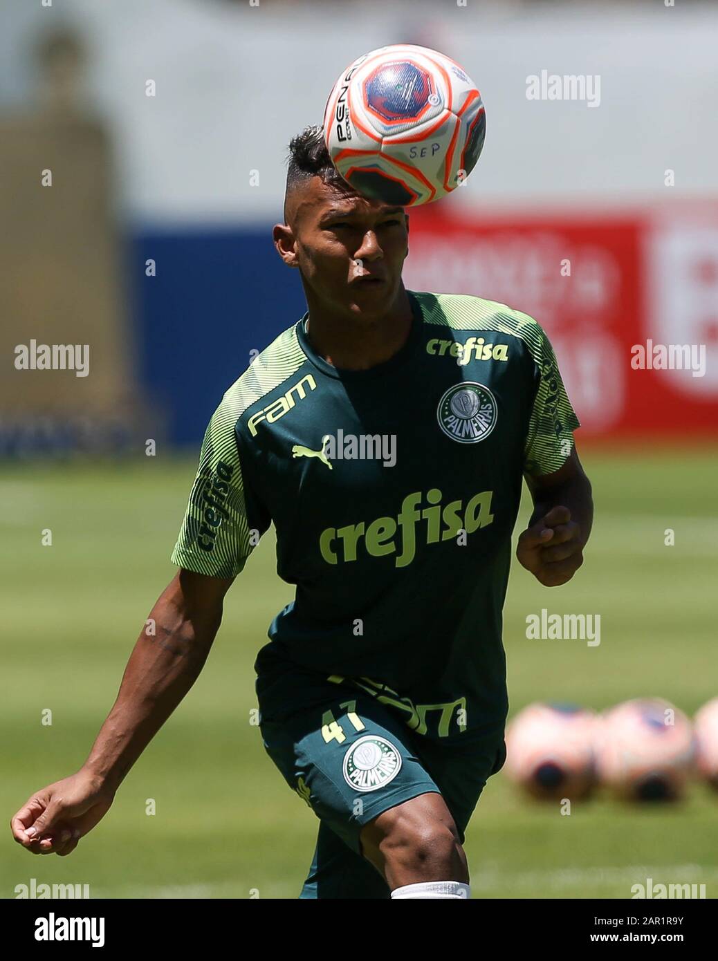 Araraquara, Brazil. 25th Jan, 2020. Player Gabriel Veron, from SE ...