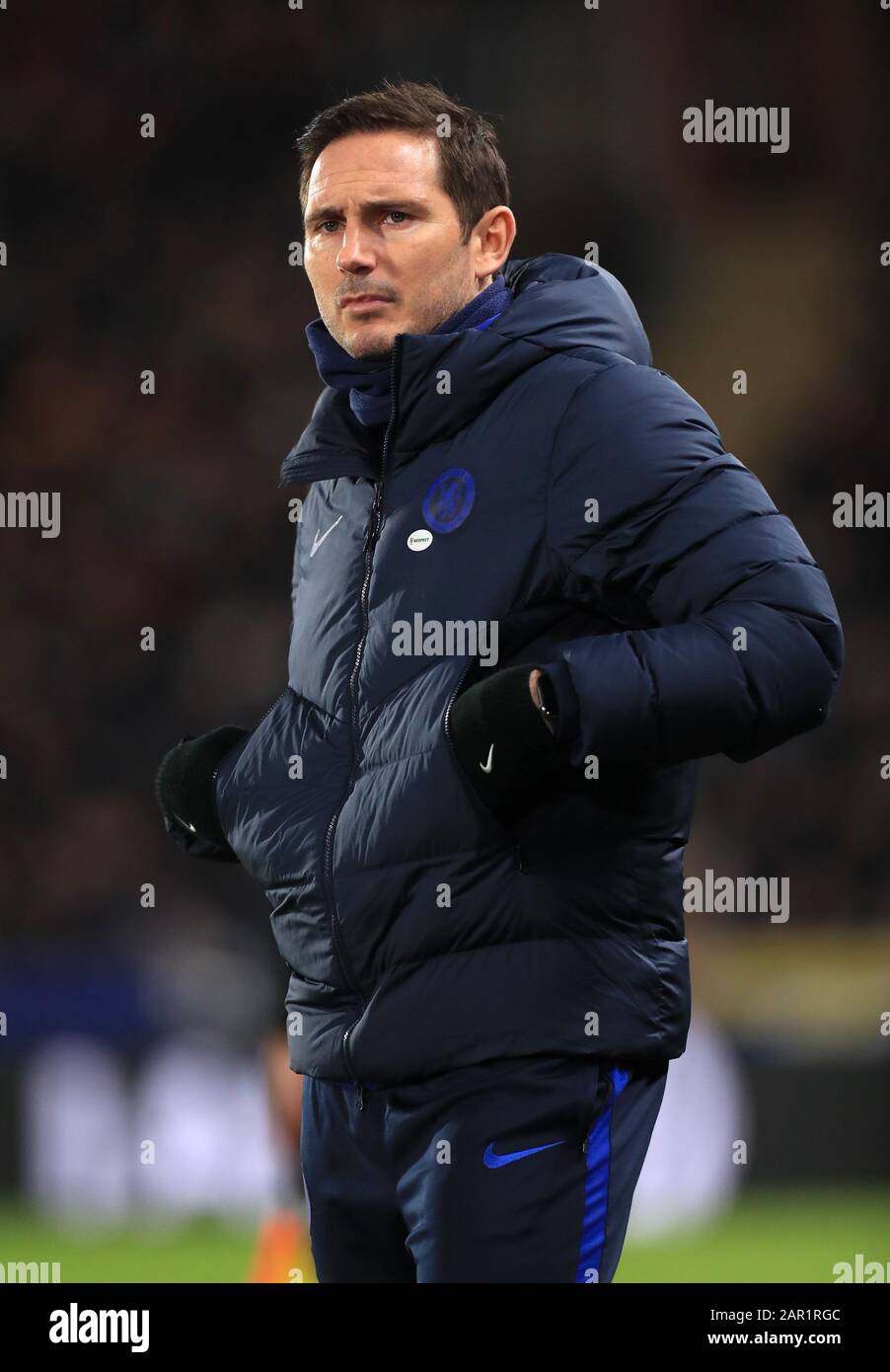 Chelsea manager Frank Lampard during the FA Cup fourth round match at ...