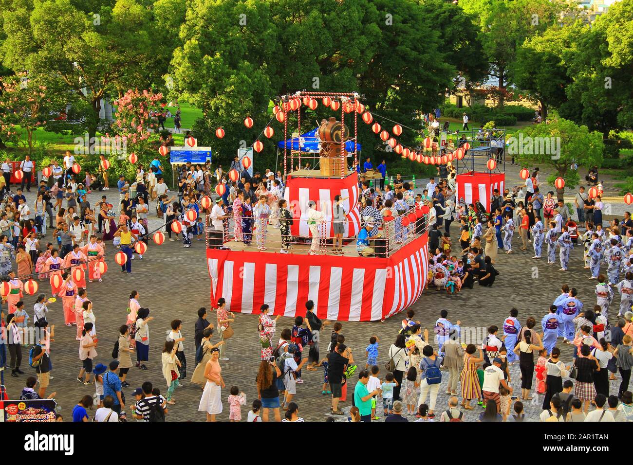 Bon Odori Festival in Yokohama, Japan Stock Photo - Alamy