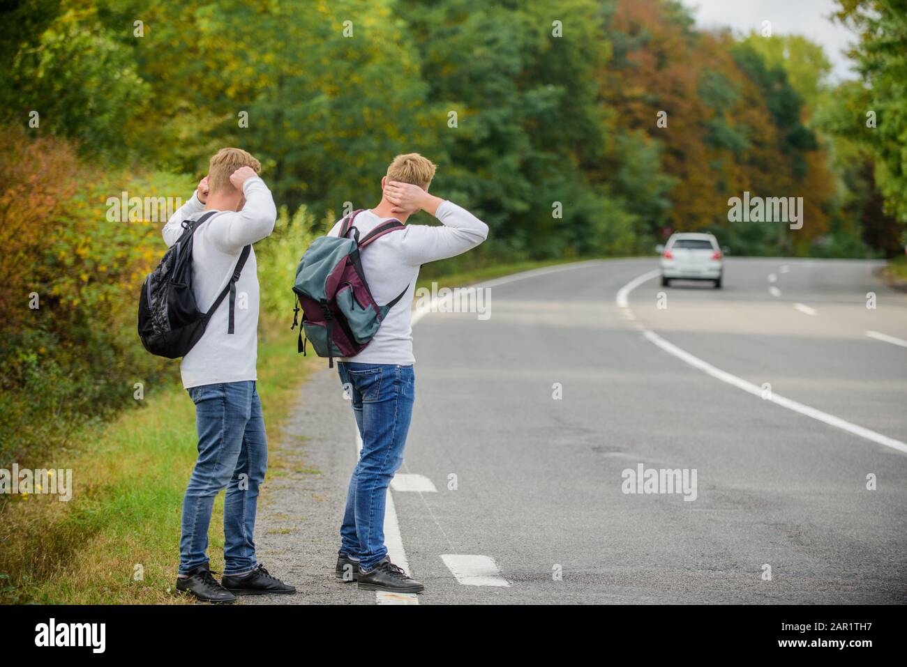 Missed bus stop hi-res stock photography and images - Alamy
