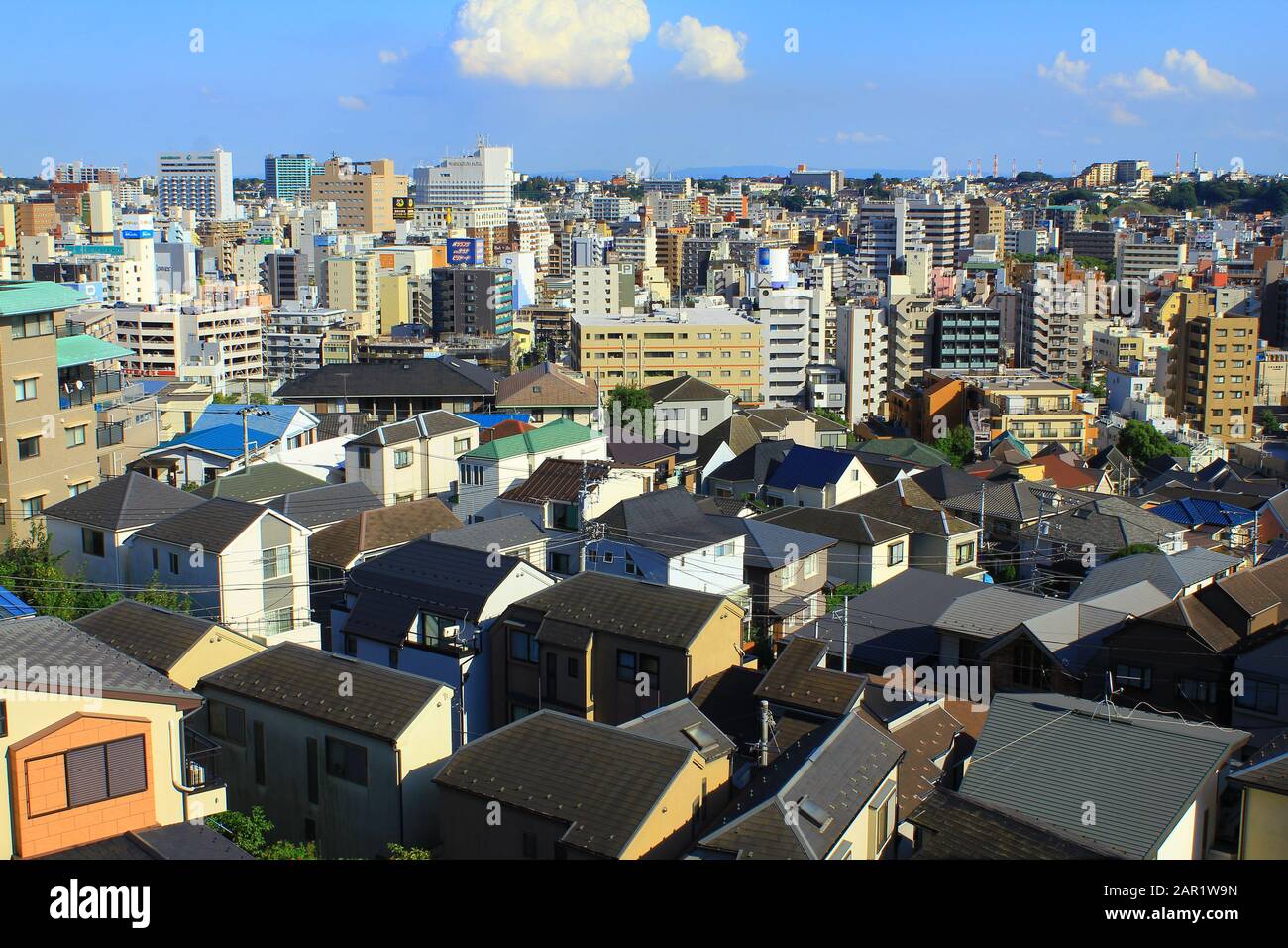 Japan houses and apartments Stock Photo - Alamy