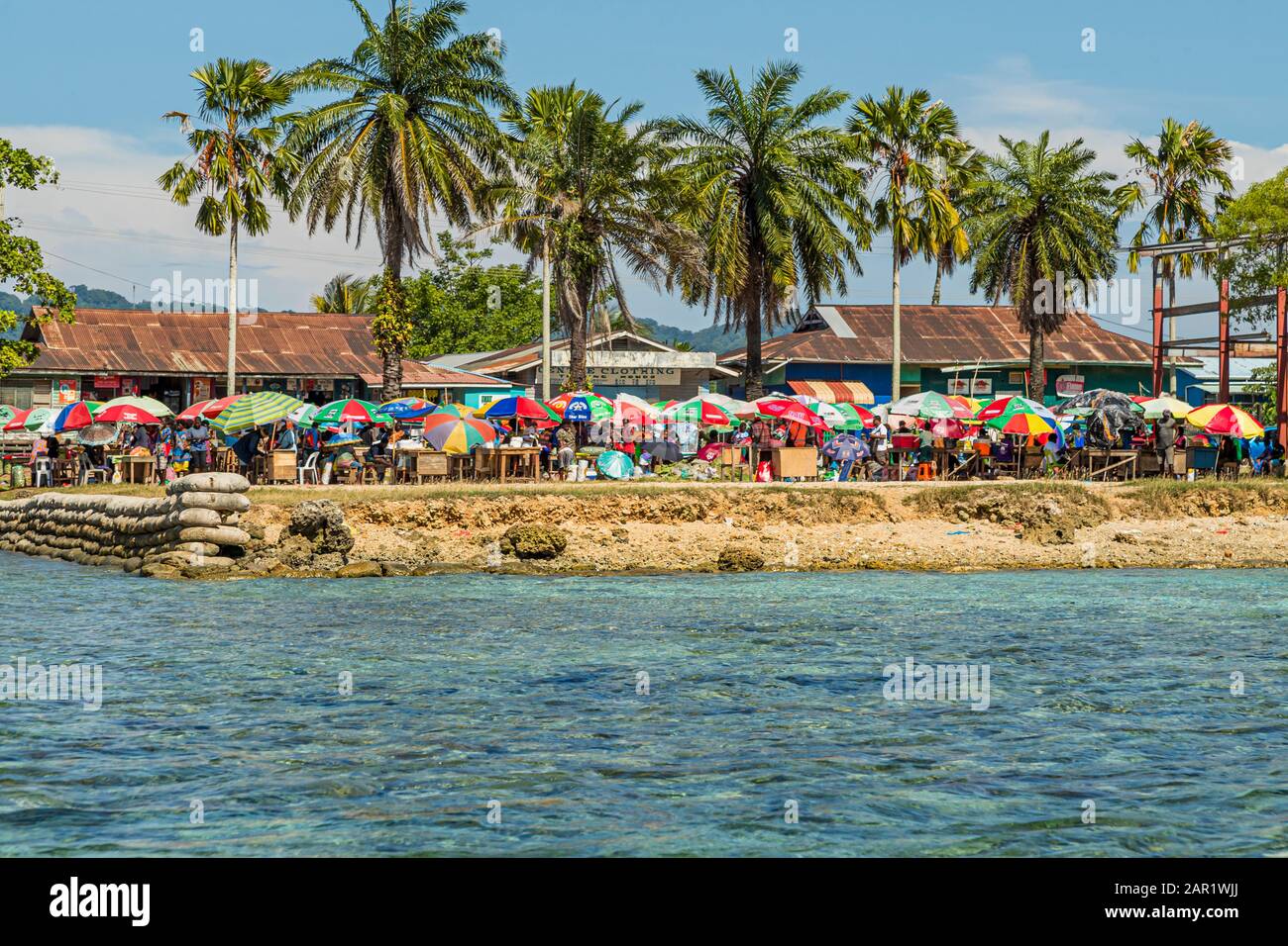 Betel-Nut-Market in Buka Town, Bougainville, Papua New Guinea Stock ...