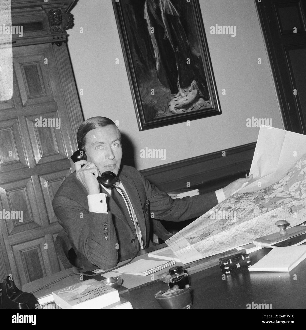 Prince Claus in his study at castle Drakensteyn princes, castles ...