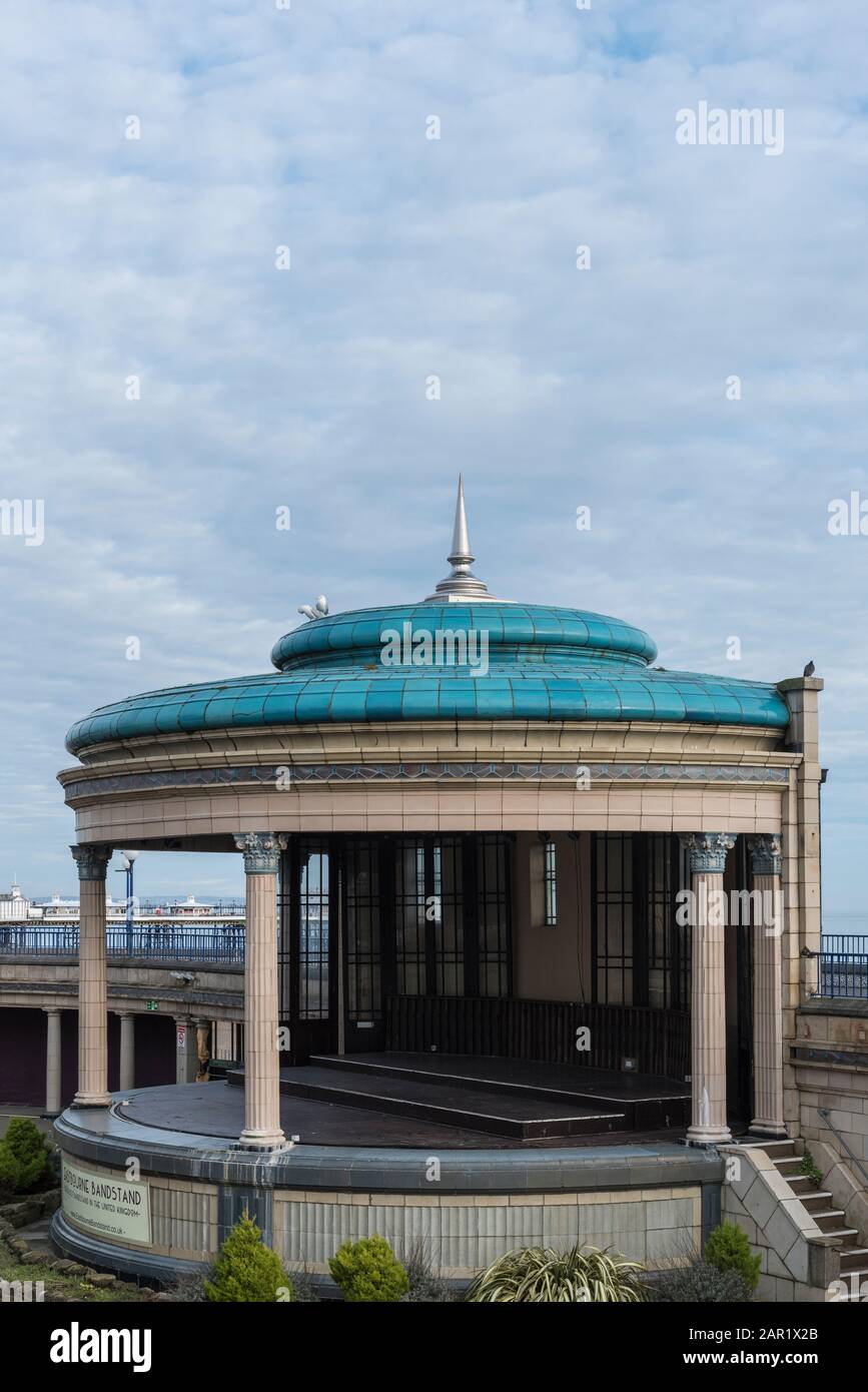 The bandstand on the seafront at Eastbourne, East Sussex Stock Photo ...
