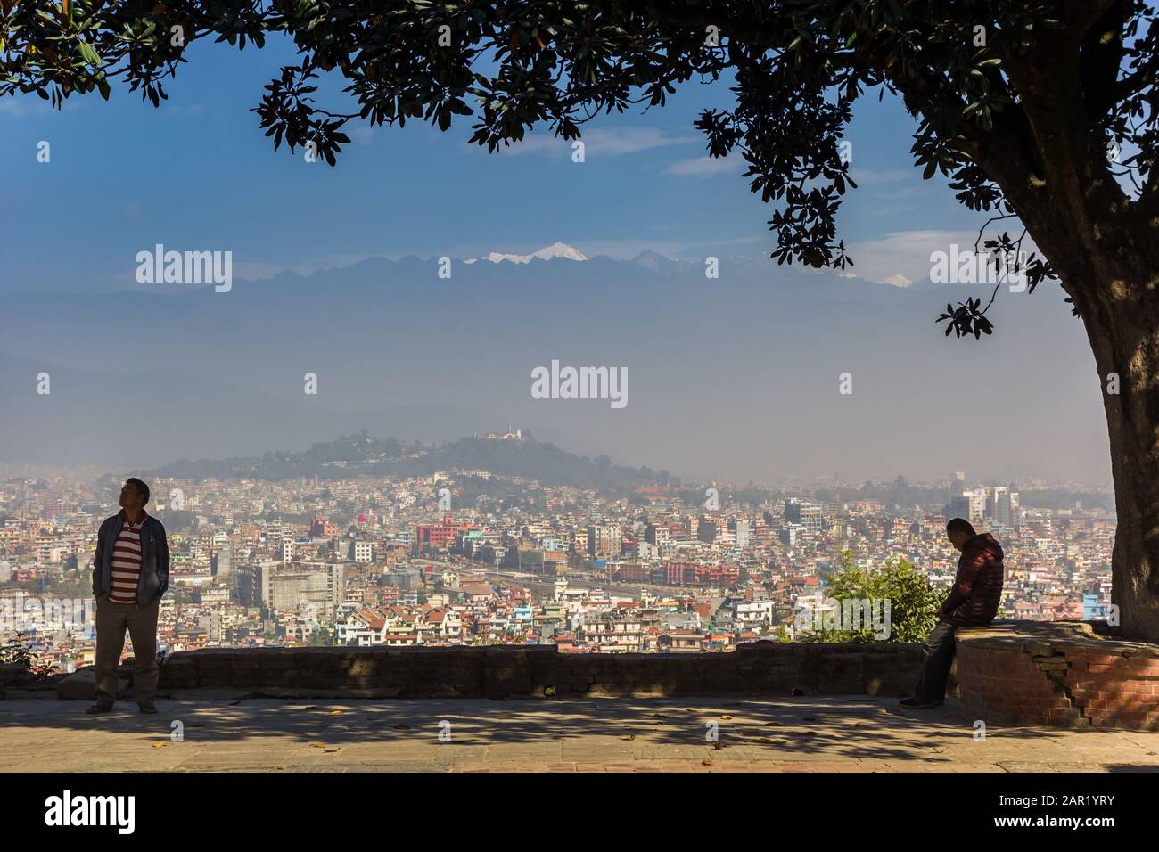 Two men under hi-res stock photography and images - Alamy