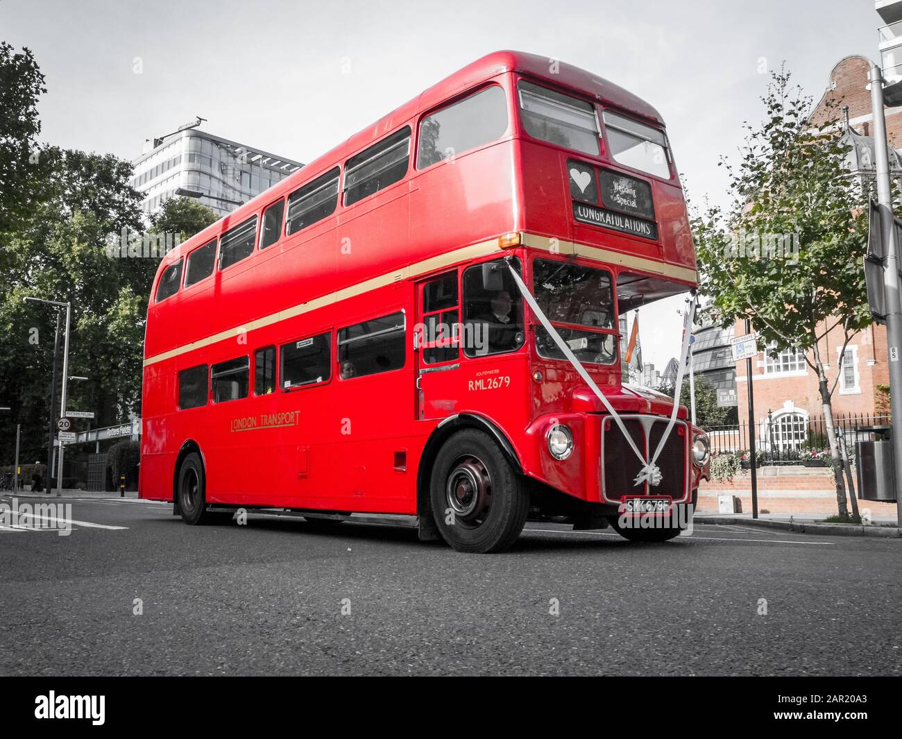 1950s london routemaster bus hi-res stock photography and images - Alamy