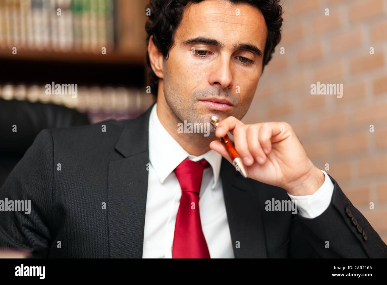 Successful lawyer portrait in studio hi-res stock photography and ...