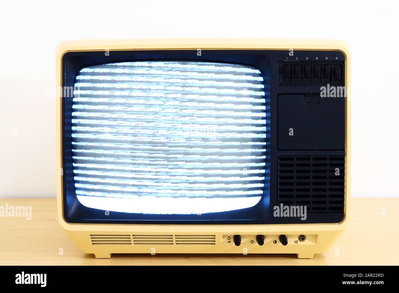 1970s Retro old TV Stock Photo - Alamy