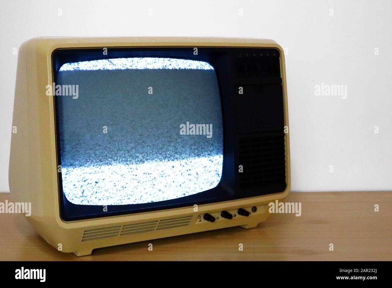 1970s Retro old TV Stock Photo - Alamy