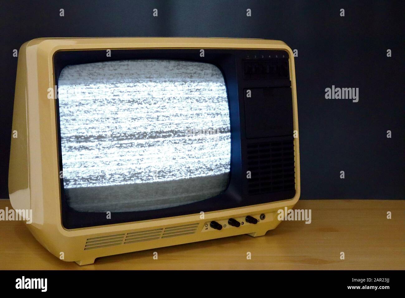 1970s Retro old TV Stock Photo - Alamy