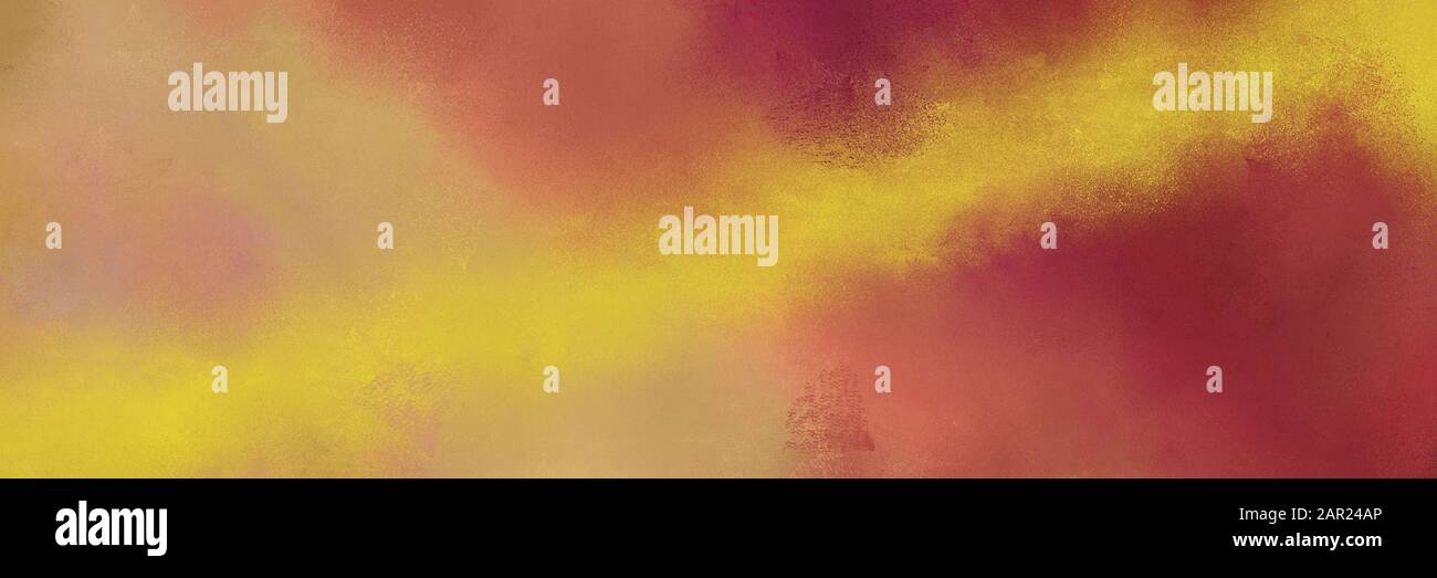 old horizontal banner with peru, dark moderate pink and moderate red ...